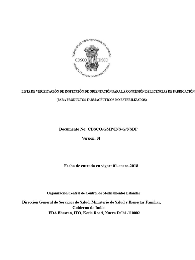 Lista de Verificación Del Anexo M para Nueva Licencia | PDF ...