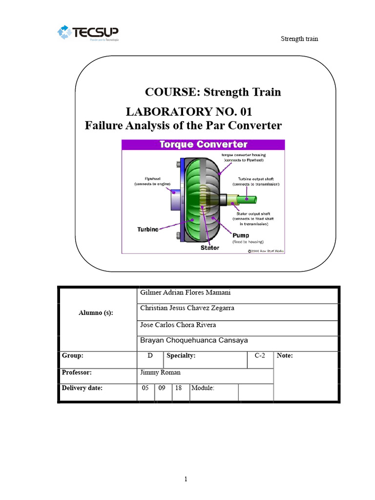 Torque Converter | PDF | Clutch | Mechanical Engineering