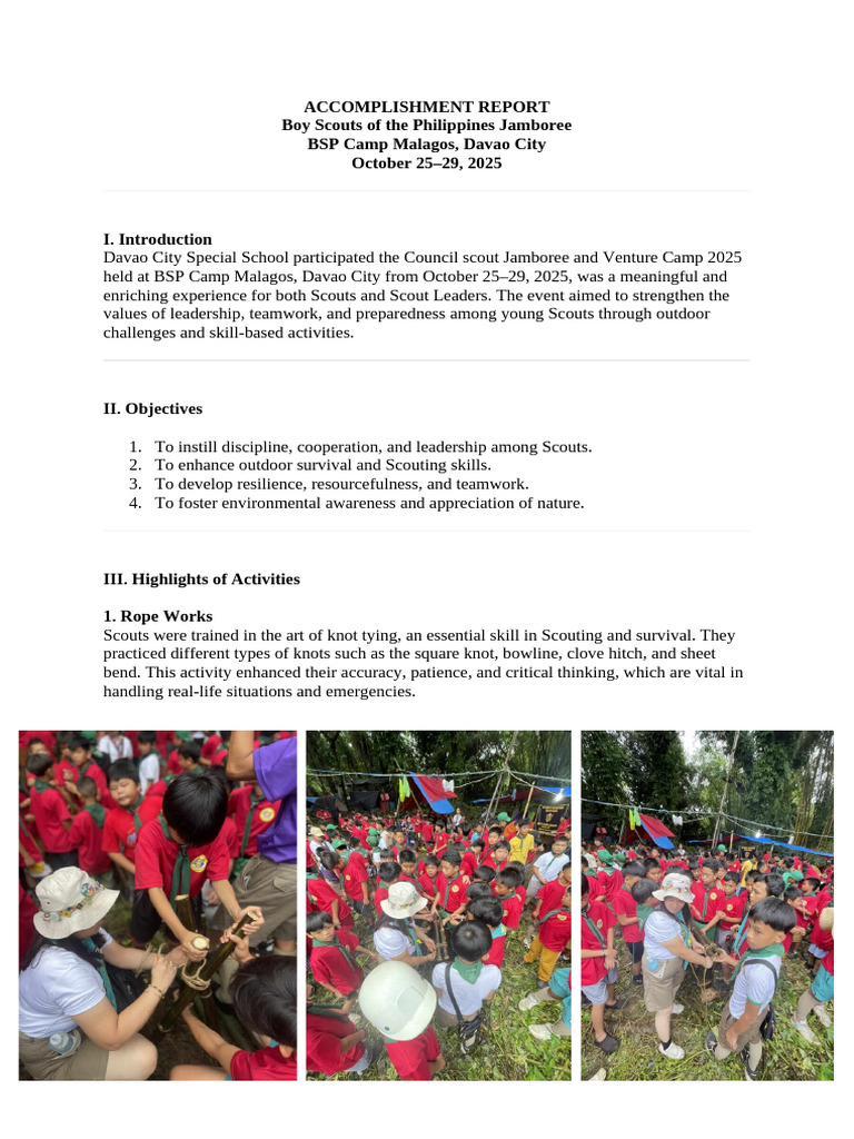 Acr Bspjambo1 | PDF | Scouting | Knot