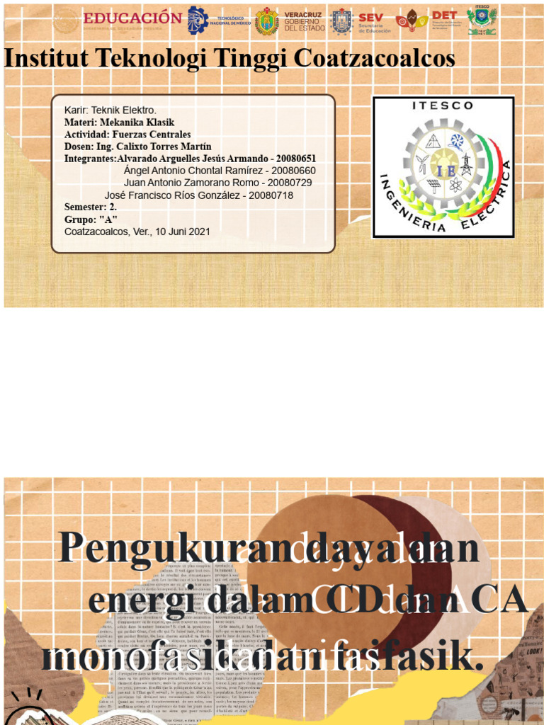 PAMERAN - TIM - 5 - Pengukuran Daya Dan Energi Pada DC Dan AC Monofase ...