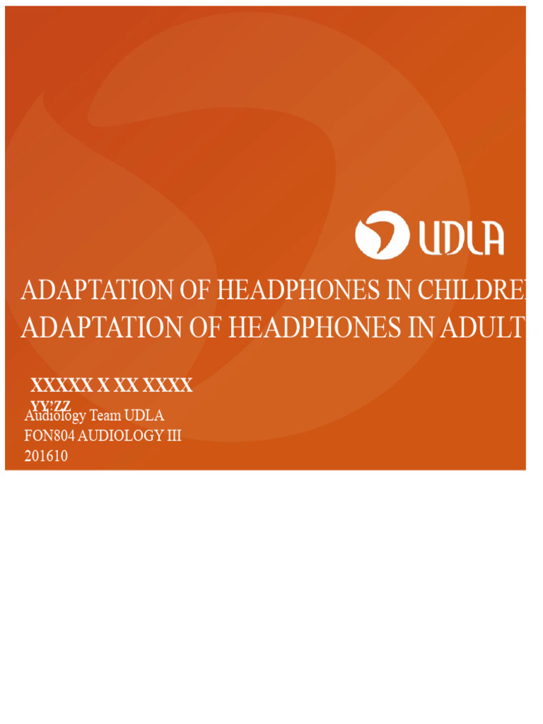 Class 3 Hearing Aid Adaptation in Children and Adults 2 | PDF | Hearing ...