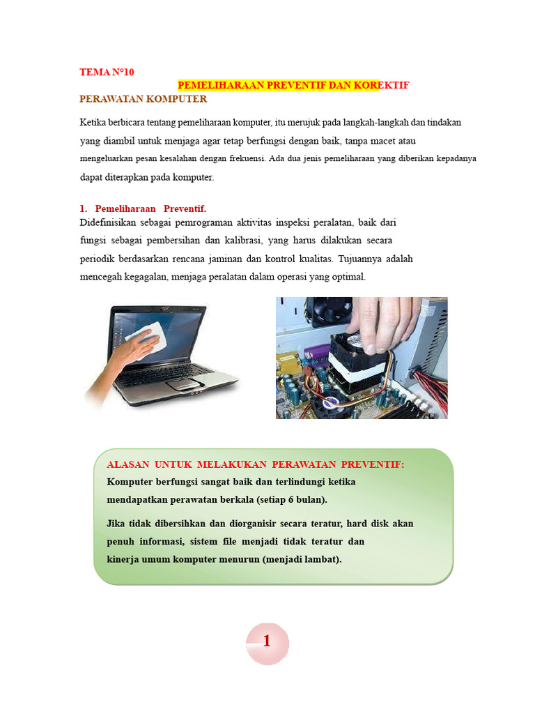 PERAWATAN PC (1) | PDF