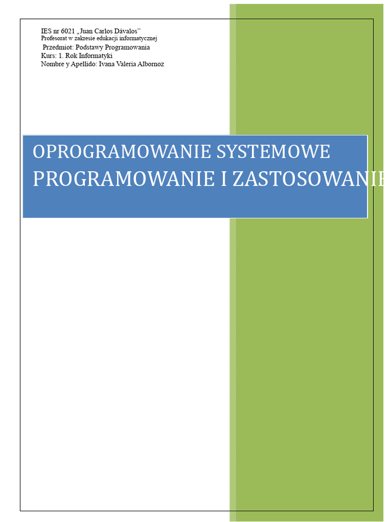 Monografia Programowanie | PDF