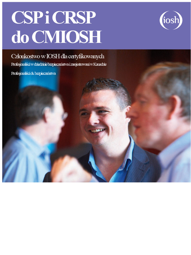 CSP I CRSP Do Cmiosh Ed New12 | PDF