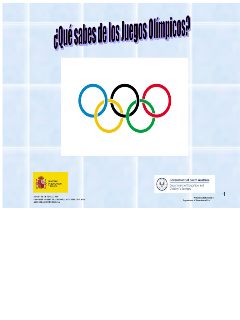 What Do You Know About The Olympic Games? | PDF | Track And Field ...