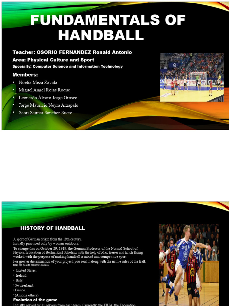 Handball: History, Rules, and Techniques | PDF | Association Football ...