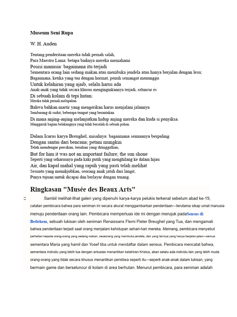 Museum Seni Halus | PDF