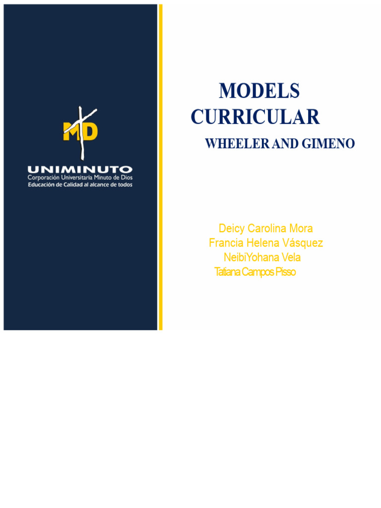 Curriculum Model | PDF | Curriculum | Experience