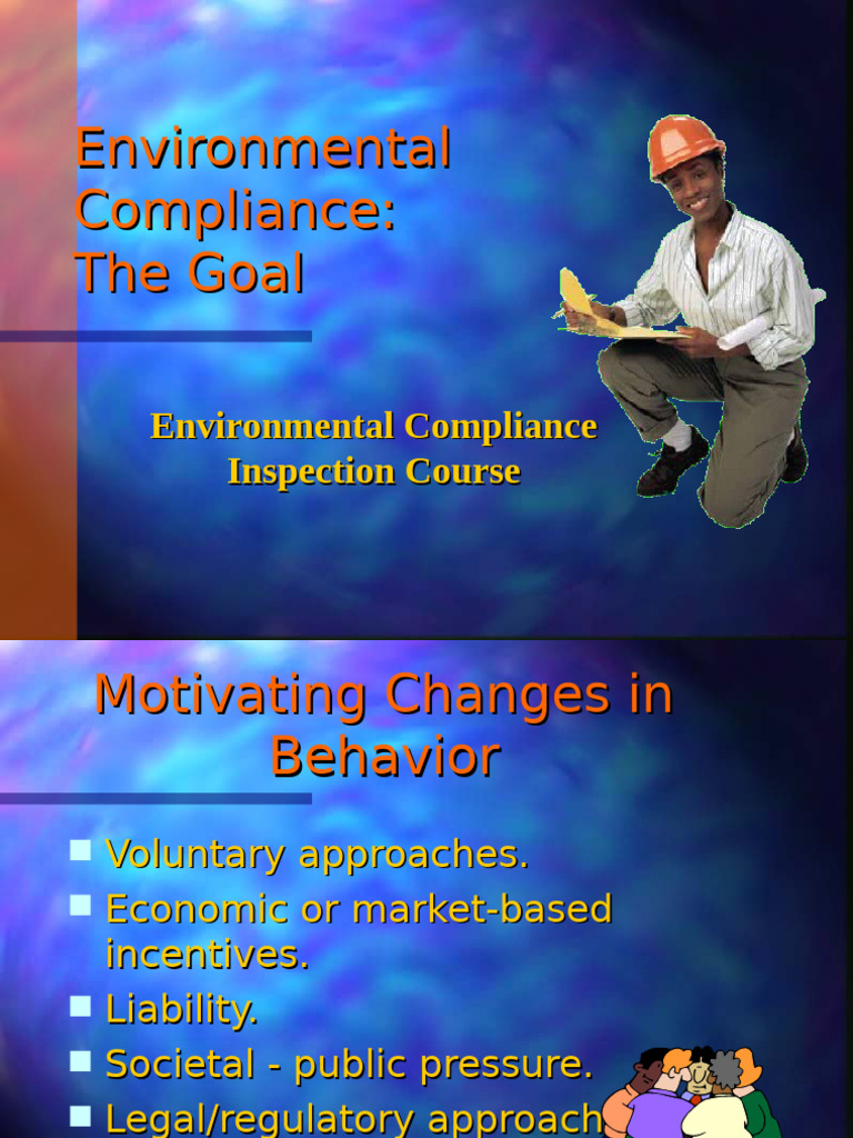Environmental Compliance Inspection Guide | PDF | Regulatory Compliance ...