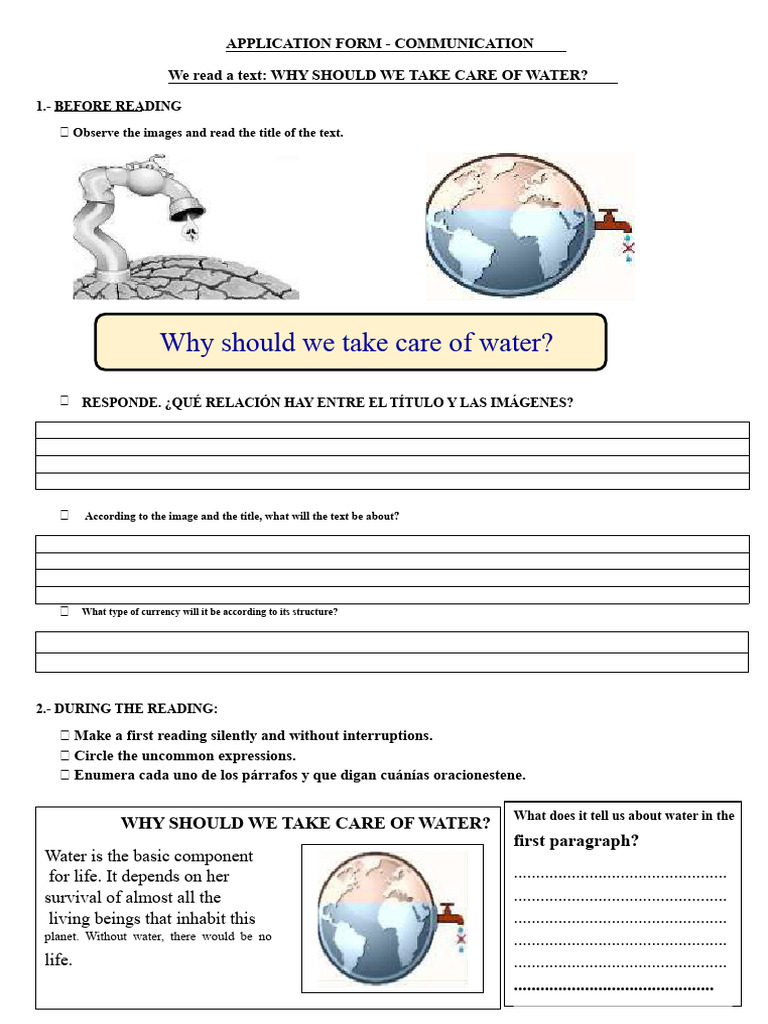 Application Form - Water | PDF | Water | Water Scarcity