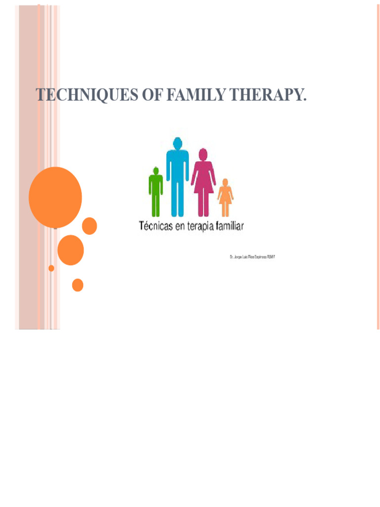 Techniques of Family Therapy | PDF | Family Therapy | Behavioural Sciences