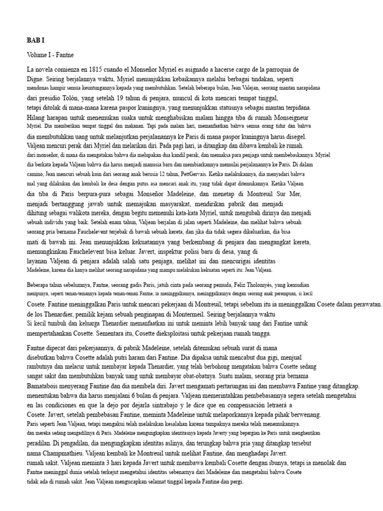 ringkasan bab dari para terhormat | PDF