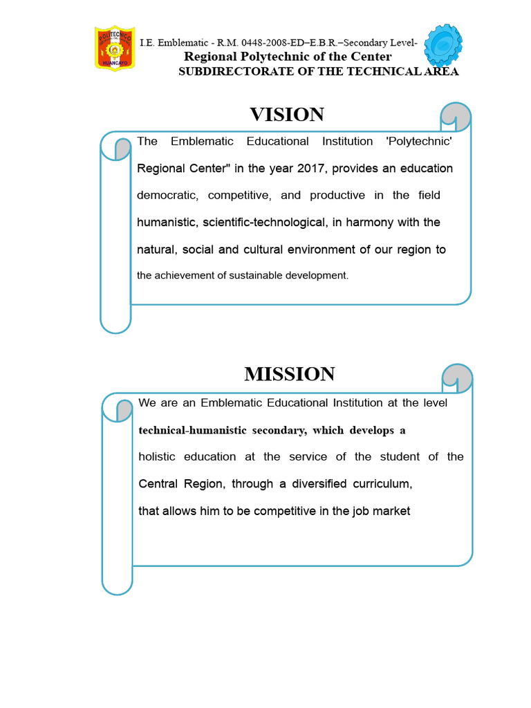 2.1 Vision Mission | PDF