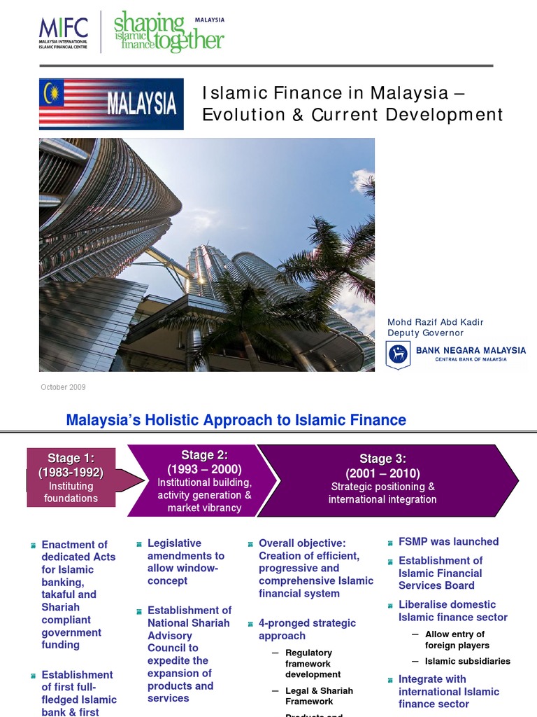 Islamic Finance in Malaysia - Evolution & Current Development - MIFC ...