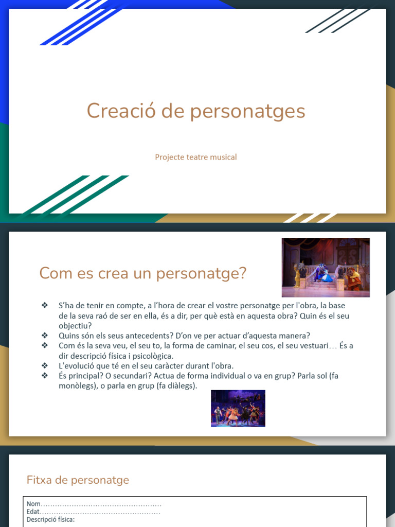Creació de Personatges | PDF