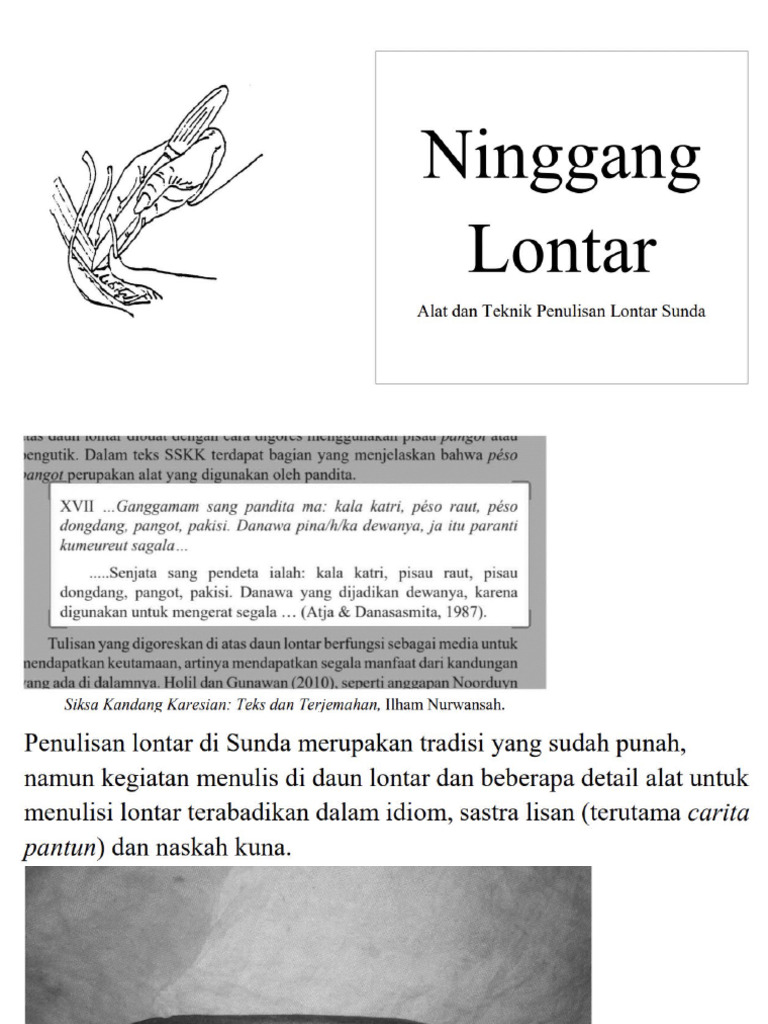 Tradisi Tulis Sunda | PDF