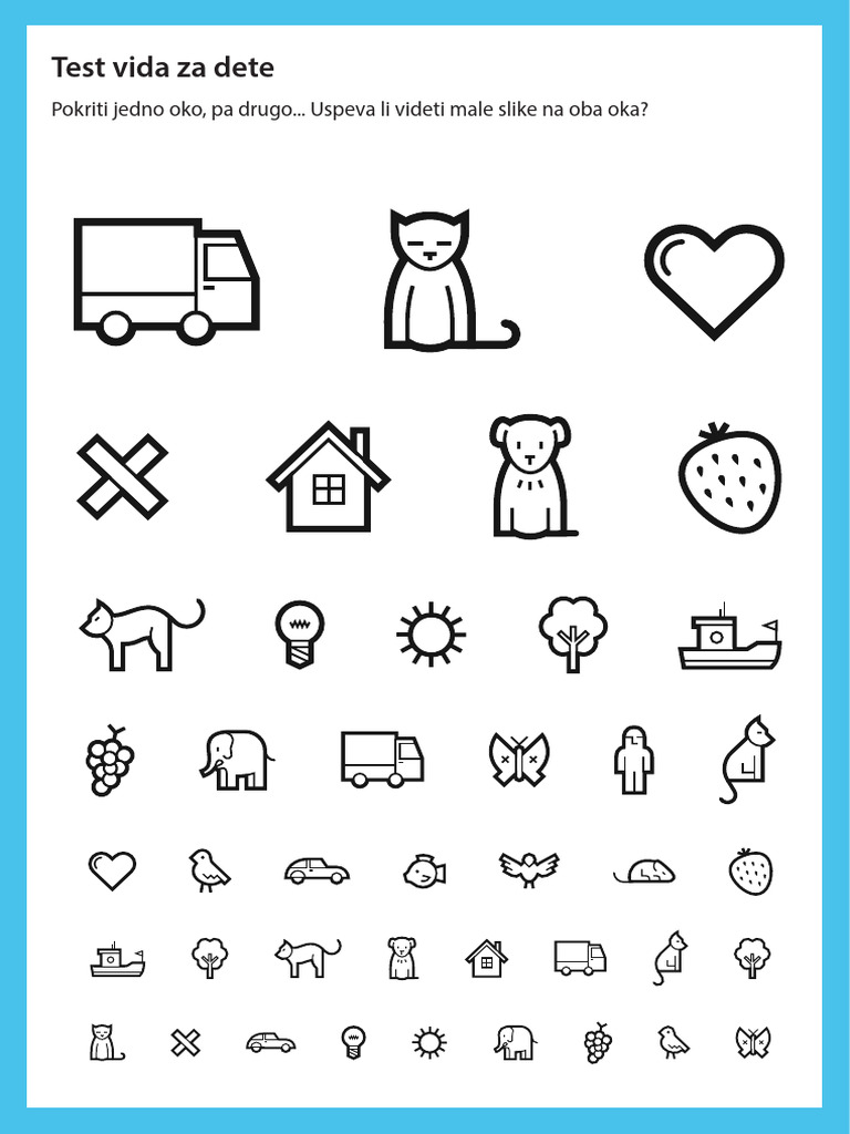 Test Vision Enfants SER | PDF