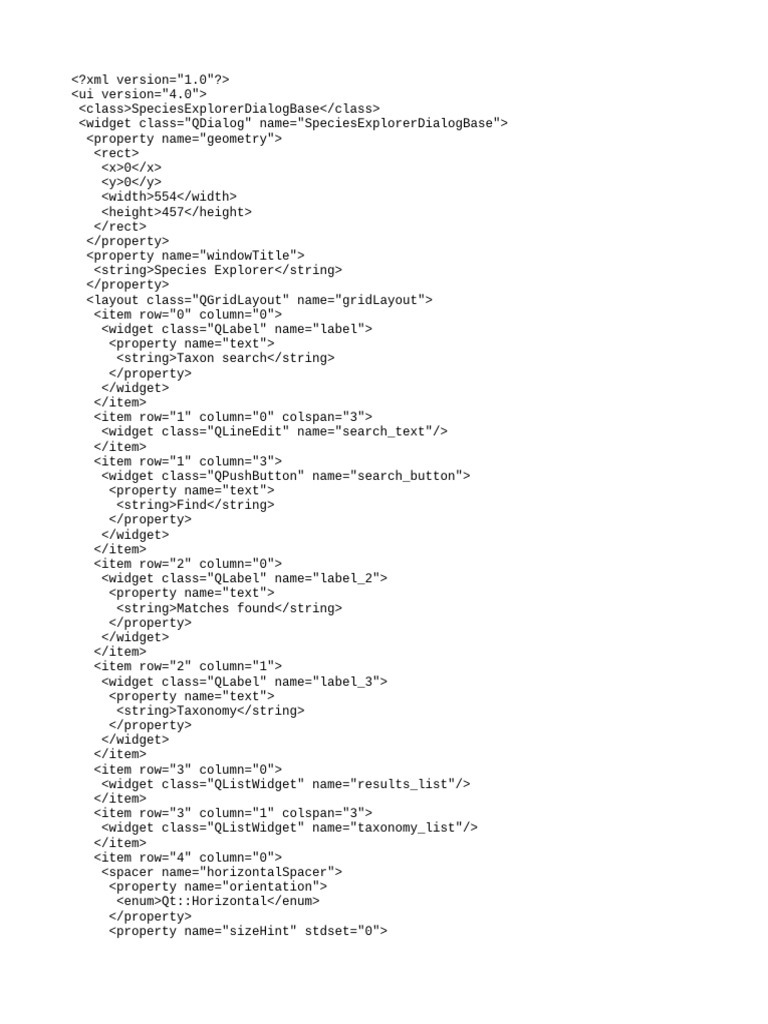 Species Explorer UI Design Document | PDF | Biological Nomenclature ...