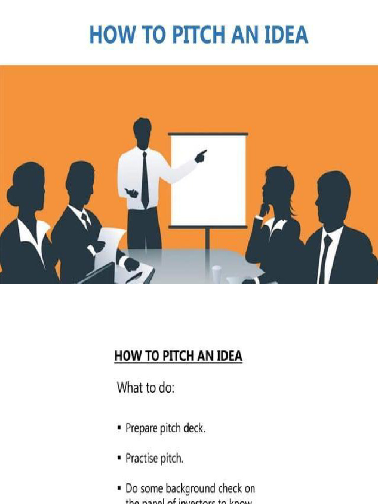 How To Pitch An Idea | PDF
