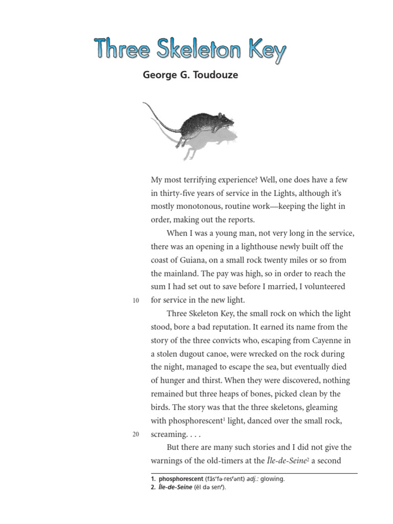 Three Skeleton Key: A Terrifying Tale | PDF | Ships | Sea