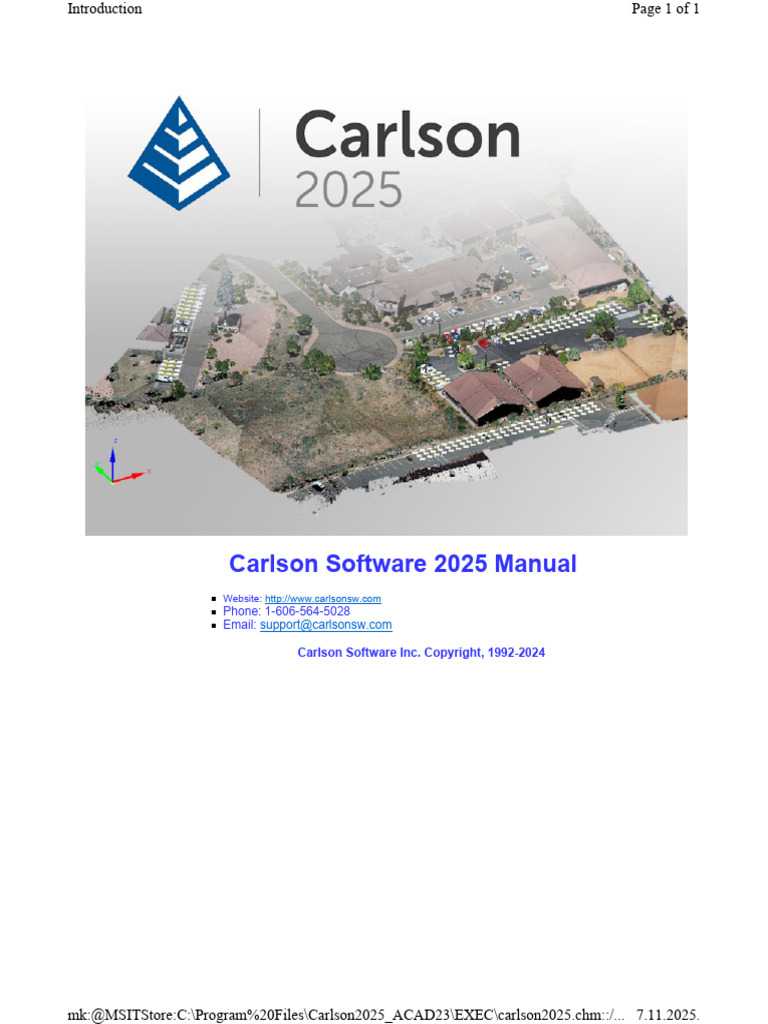 Carlson PointCloud | PDF