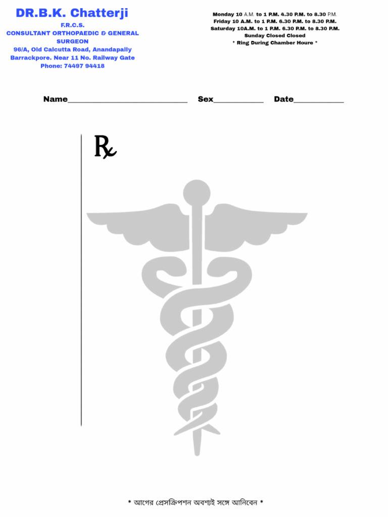 Doctor Preparation | PDF