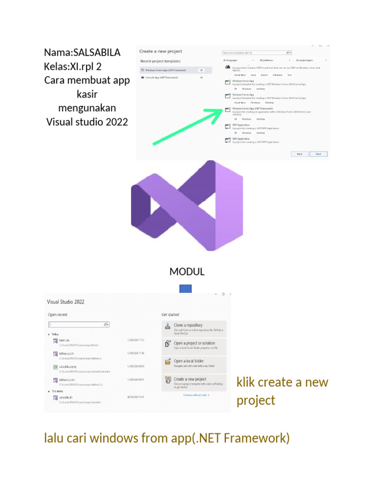 Cara membuat app kasir | PDF | Pemrograman Komputer | Komputasi