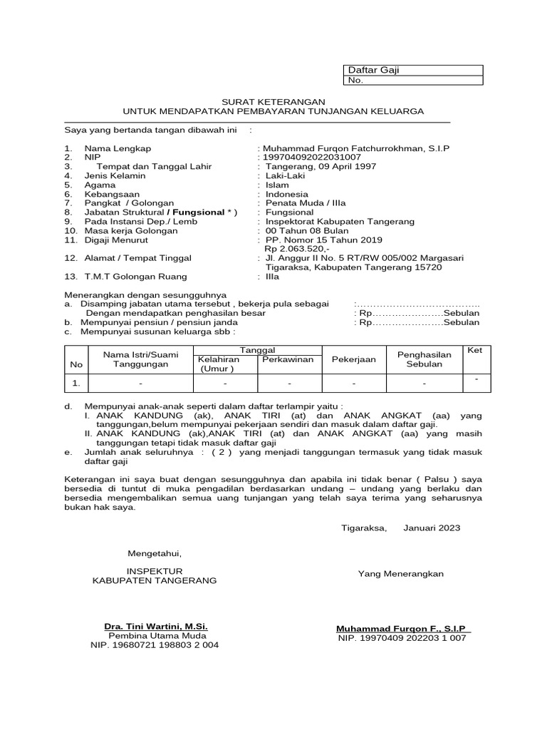 Contoh SKUMPTK | PDF