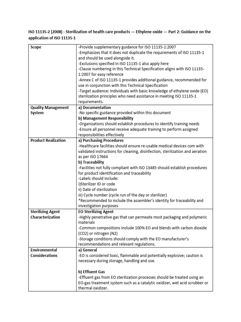 ISO 11135-2 Full Summary | PDF | Sterilization (Microbiology ...