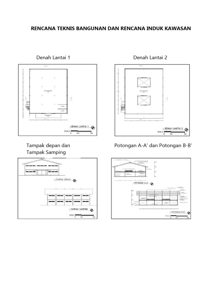 Rencana Teknis Bangunan dan Kawasan | PDF