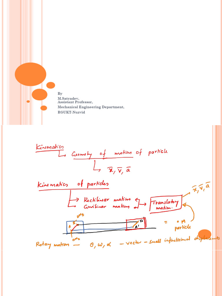 EM - Module11 - Kinematics of Rigid Bodies | PDF | Rotation Around A Fixed Axis | Rotation