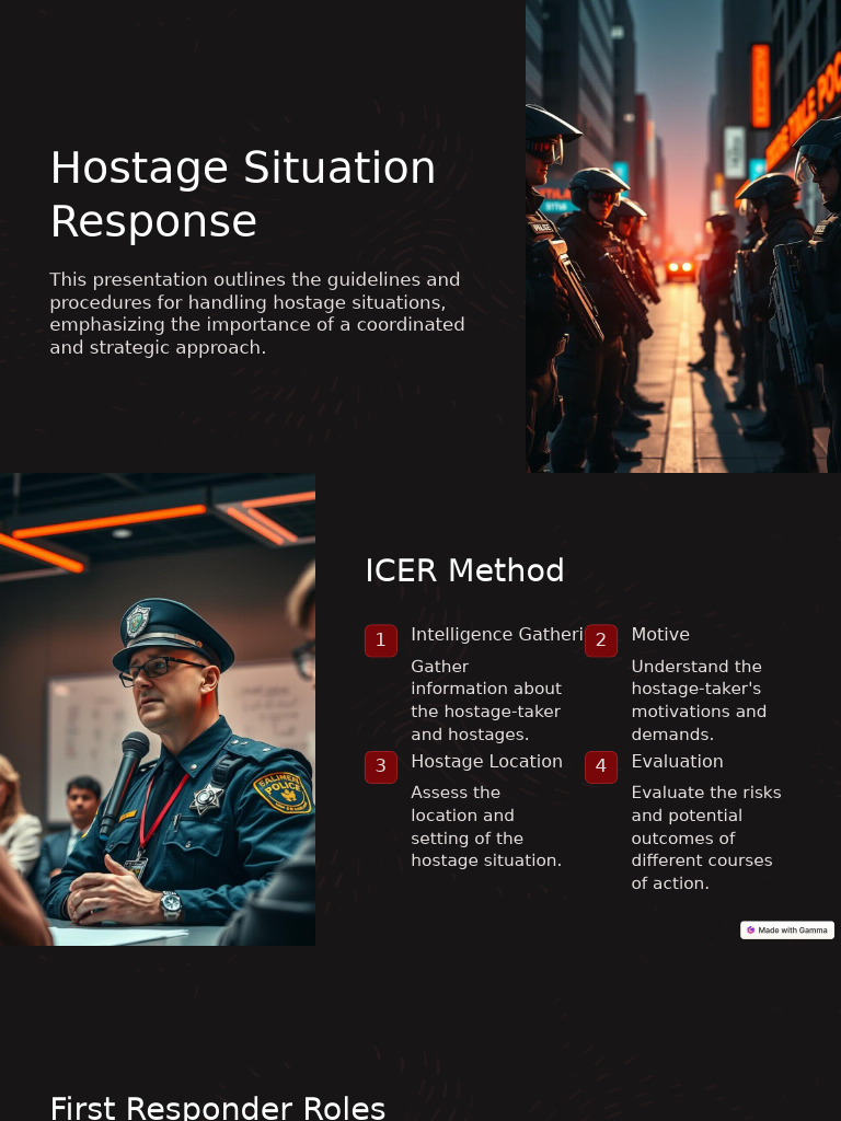 Hostage Situation Response | PDF | Negotiation | Emergency