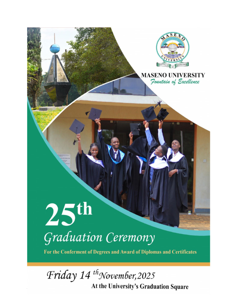 Maseno University Graduation List 2025 | PDF | Academic Degree ...