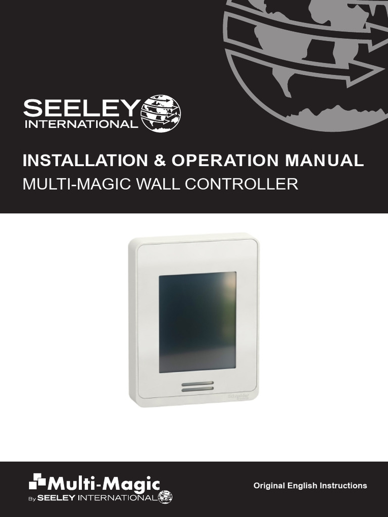 Multi-Magic Wall Controller Manual | PDF | Power Supply | Electrical ...