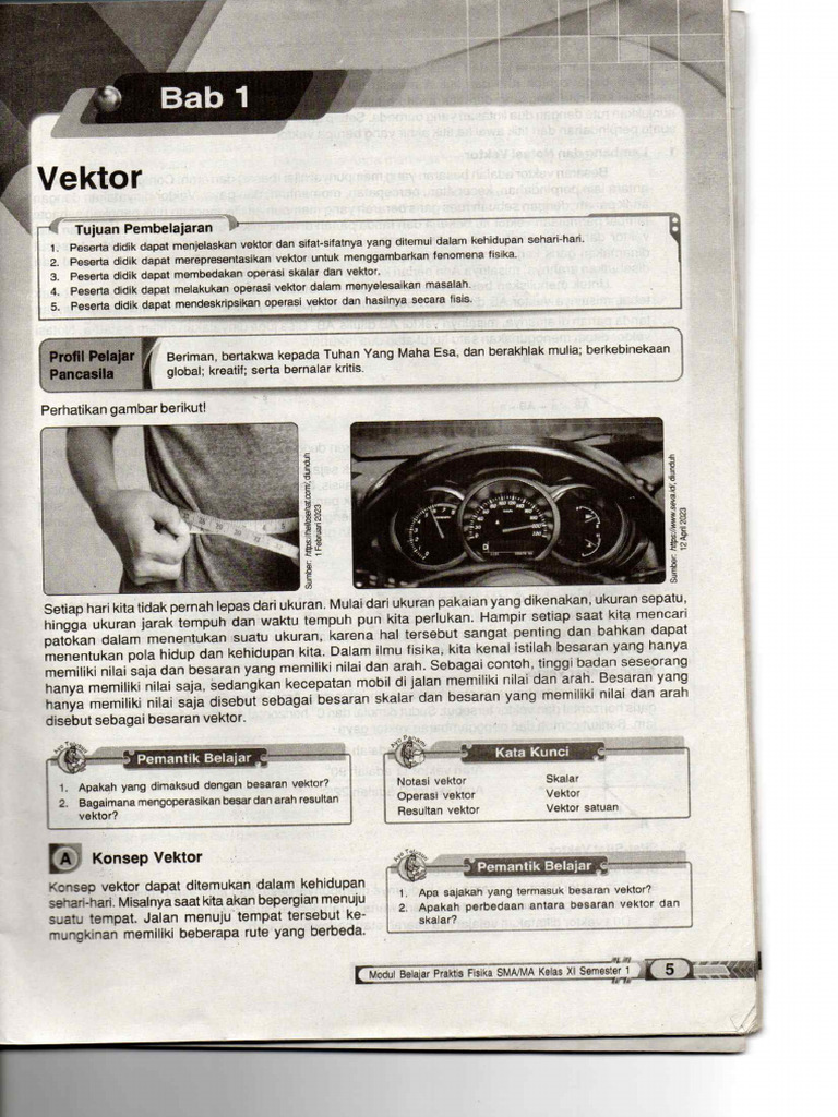Materi Vektor 1 | PDF