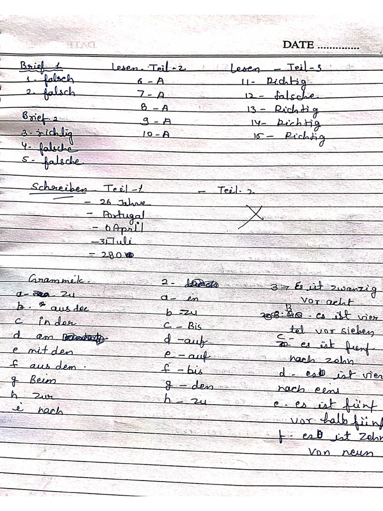 A1 Abhilasha Answers | PDF