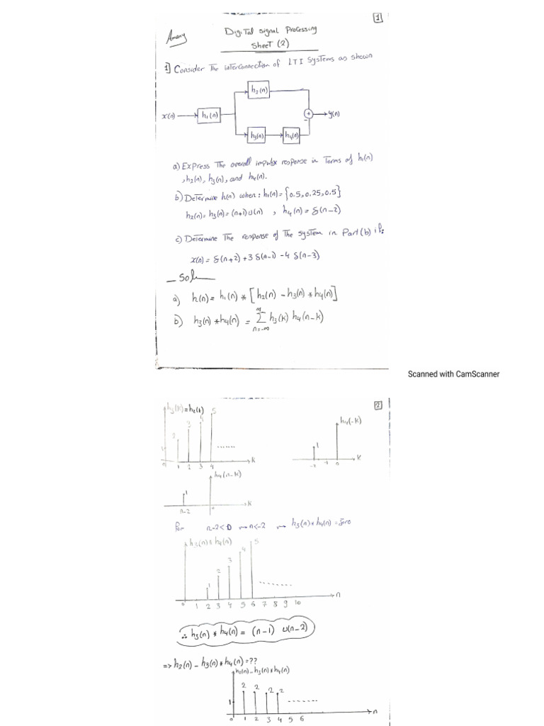 01.DSP Sheet 2 | PDF