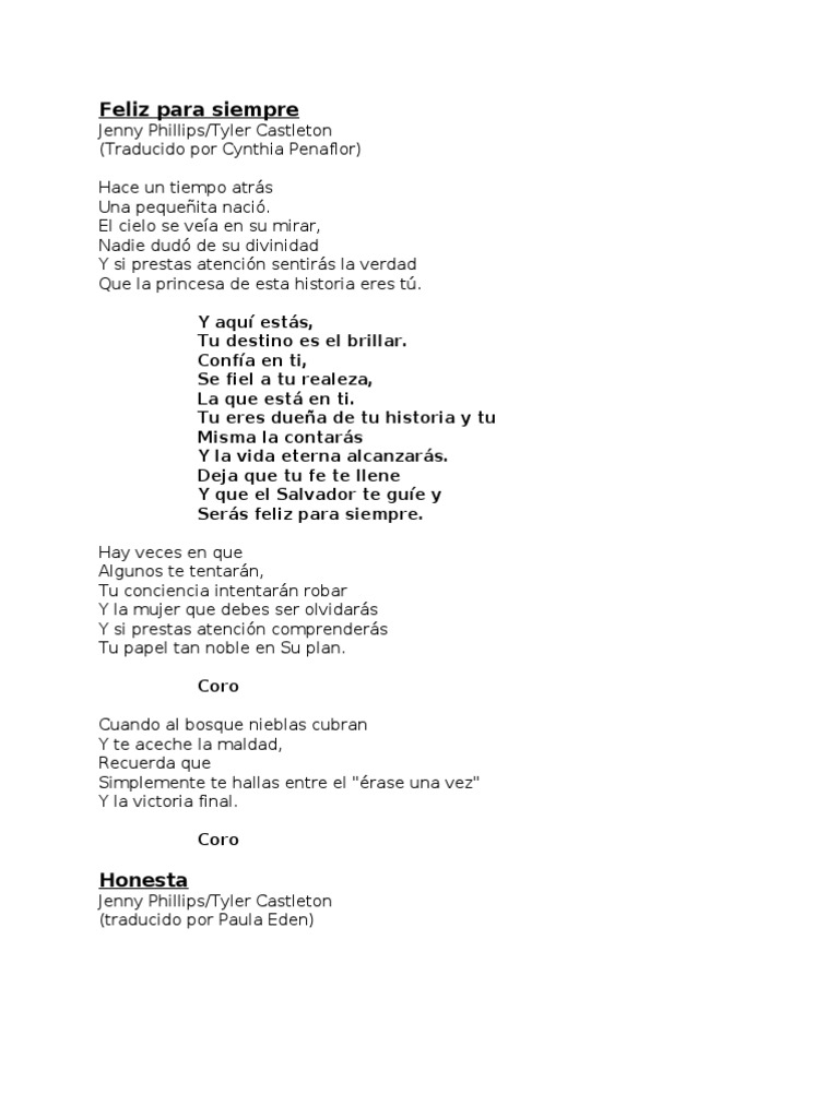 2011 Spanish Lyrics