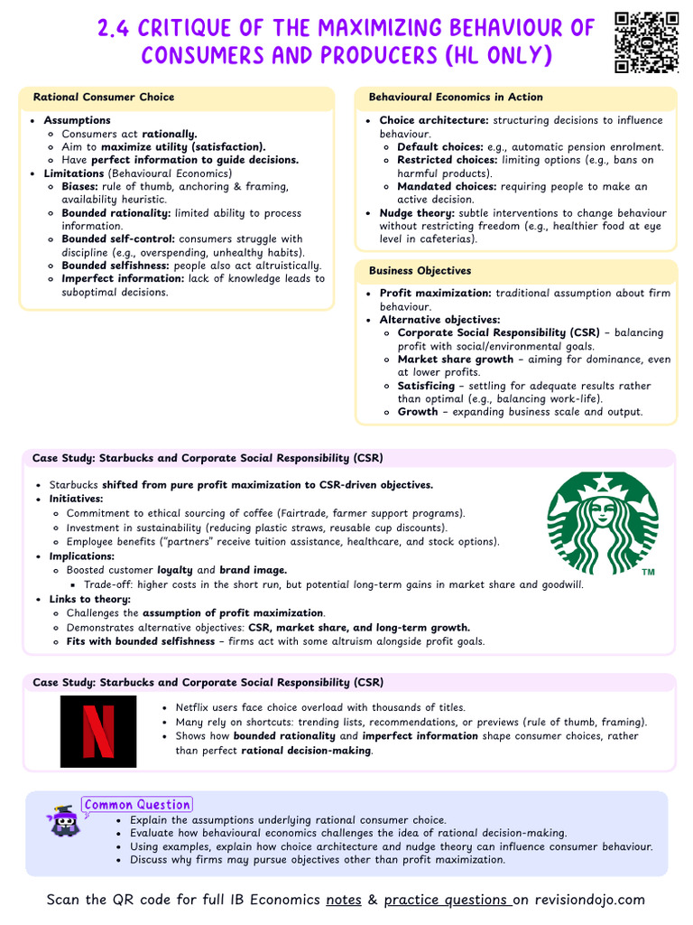 Rational Consumer Choice vs. Behavioural Economics | PDF | Behavioral ...