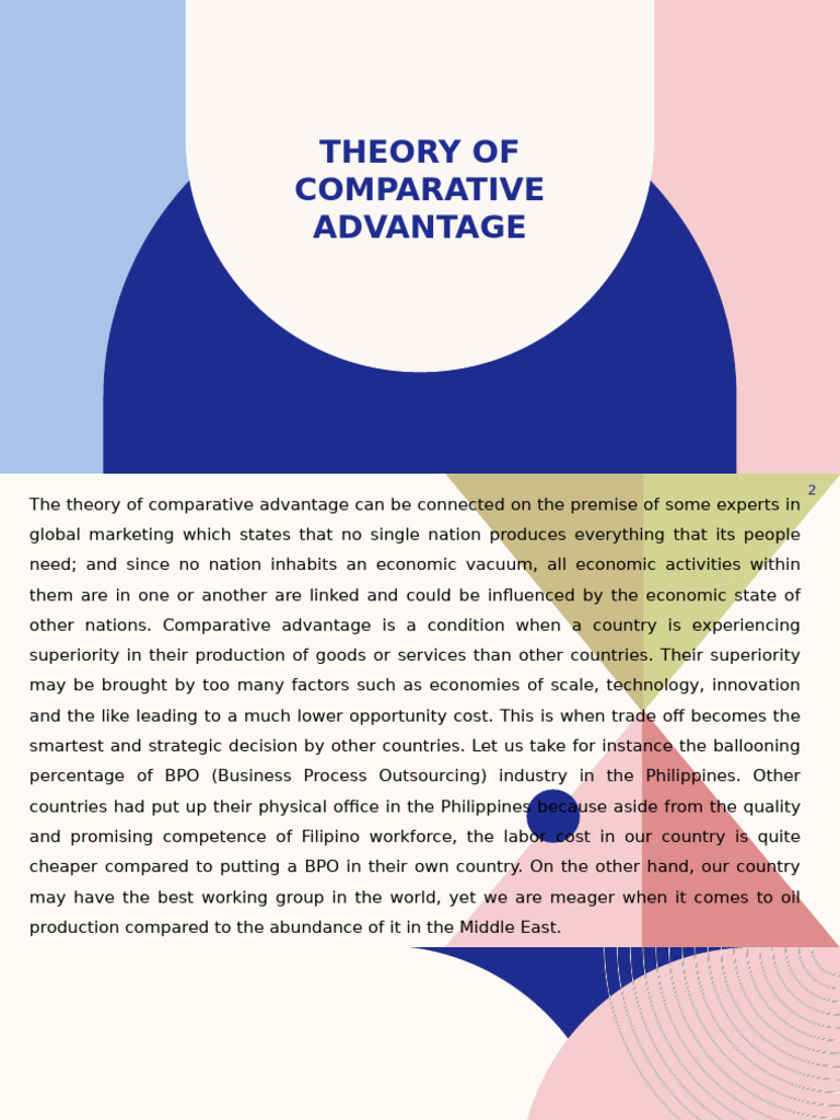 Understanding Comparative Advantage in Trade | PDF