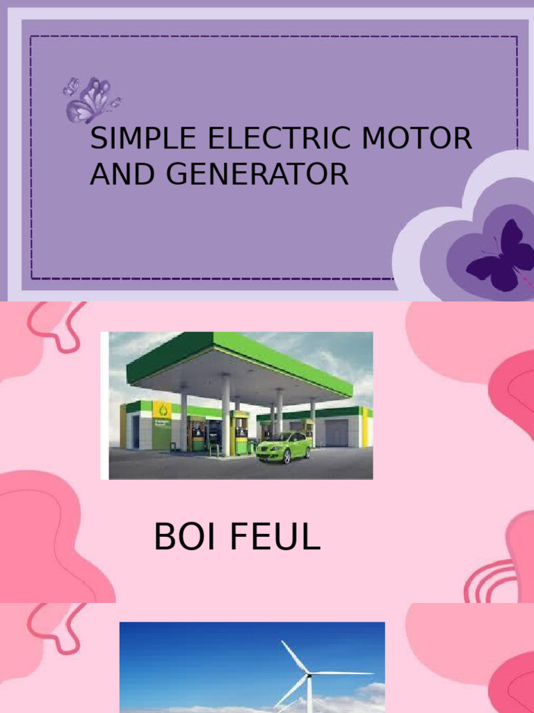 Simple Electric Motor and Generator 031147 1 | PDF | Electric Motor ...
