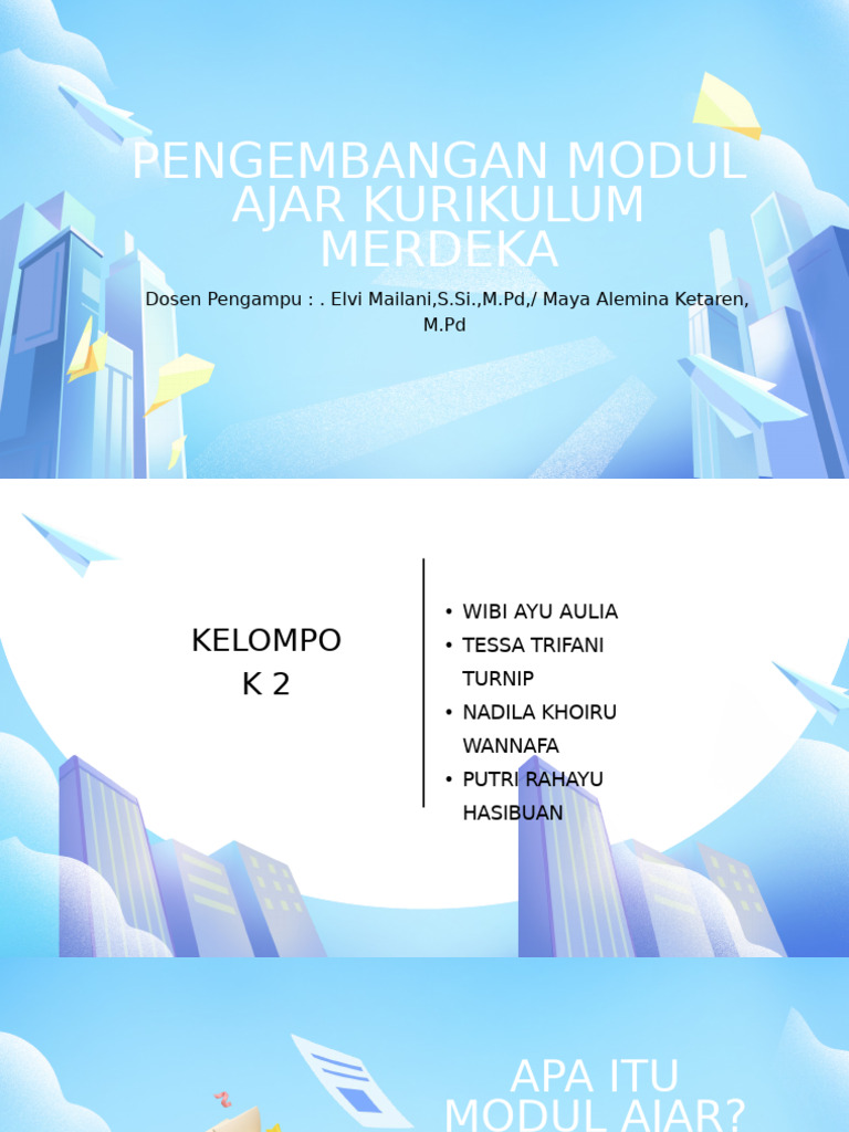 Pengembangan Modul Ajar Kurikulum Merdeka | PDF