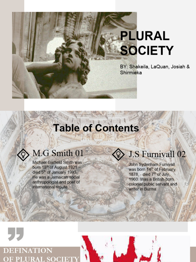Understanding Plural Society Concepts | PDF | Capitalism | Society