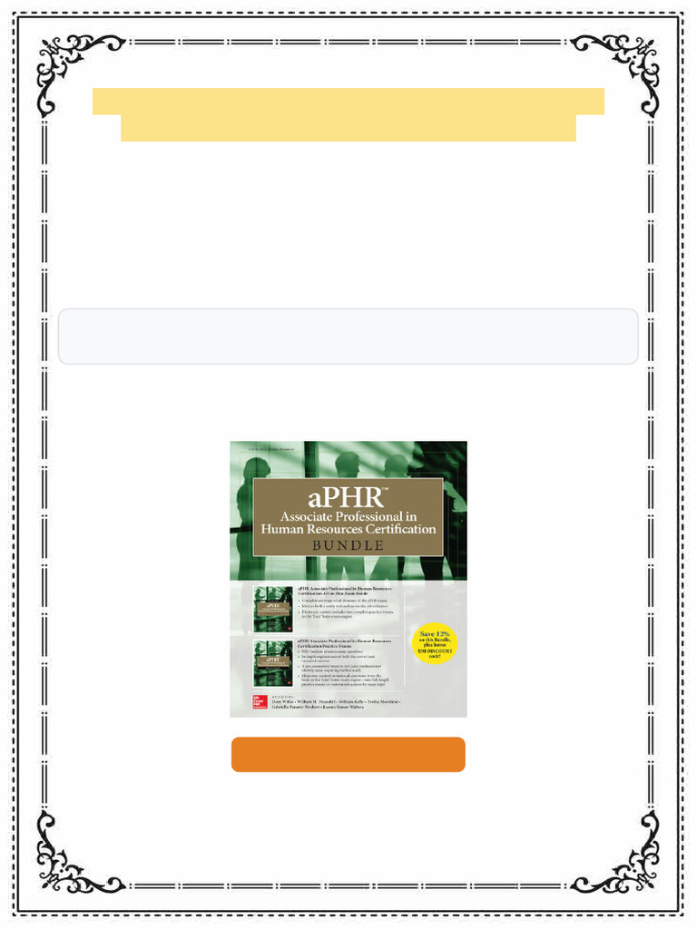 aPHR Associate Professional in Human Resources Certification Bundle 1st ...