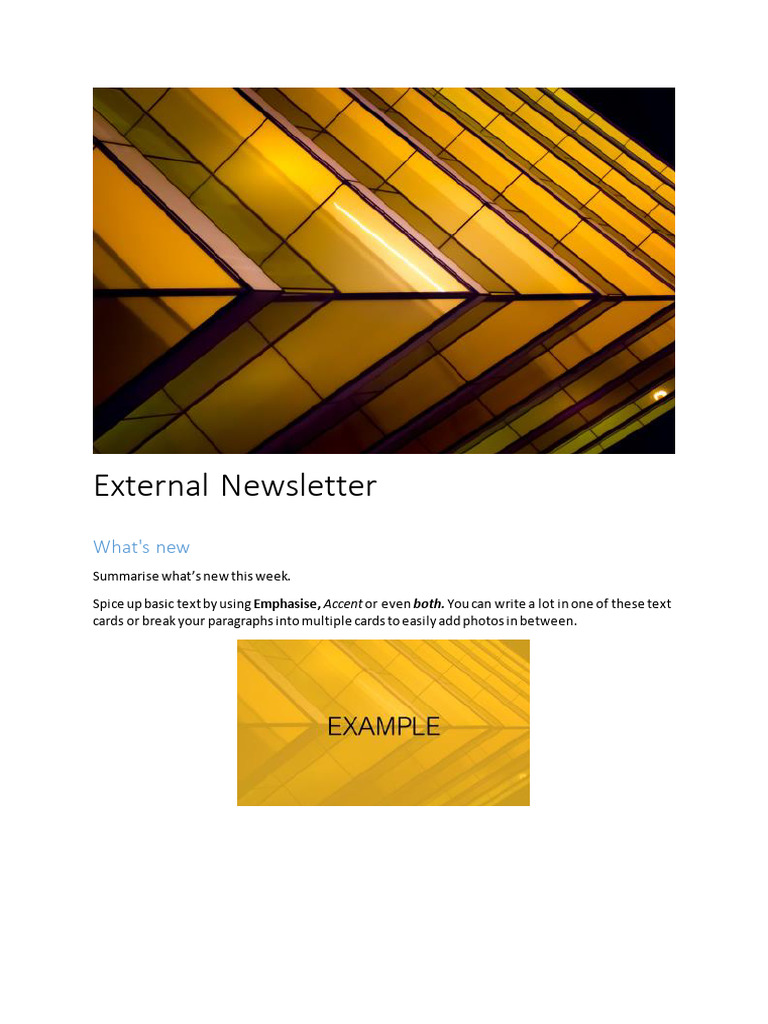 External Newsletter | PDF