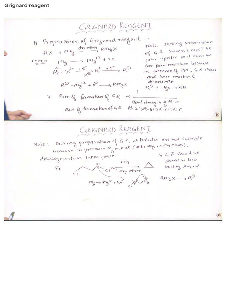 Grignard Reagent | PDF