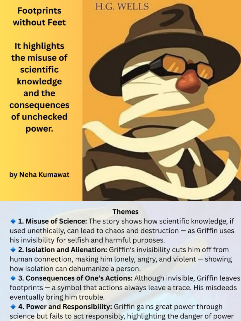 Prose 5 Footprints Without Feet (Themes, Characters & Q Ans) | PDF