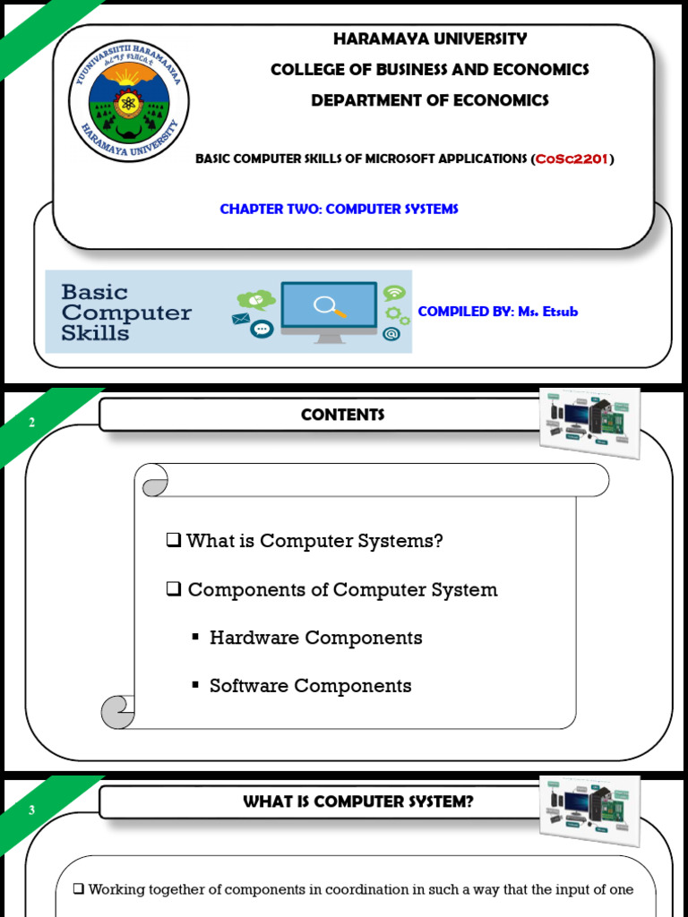 Chapter 2 - Computer System | PDF | Random Access Memory | Computer ...