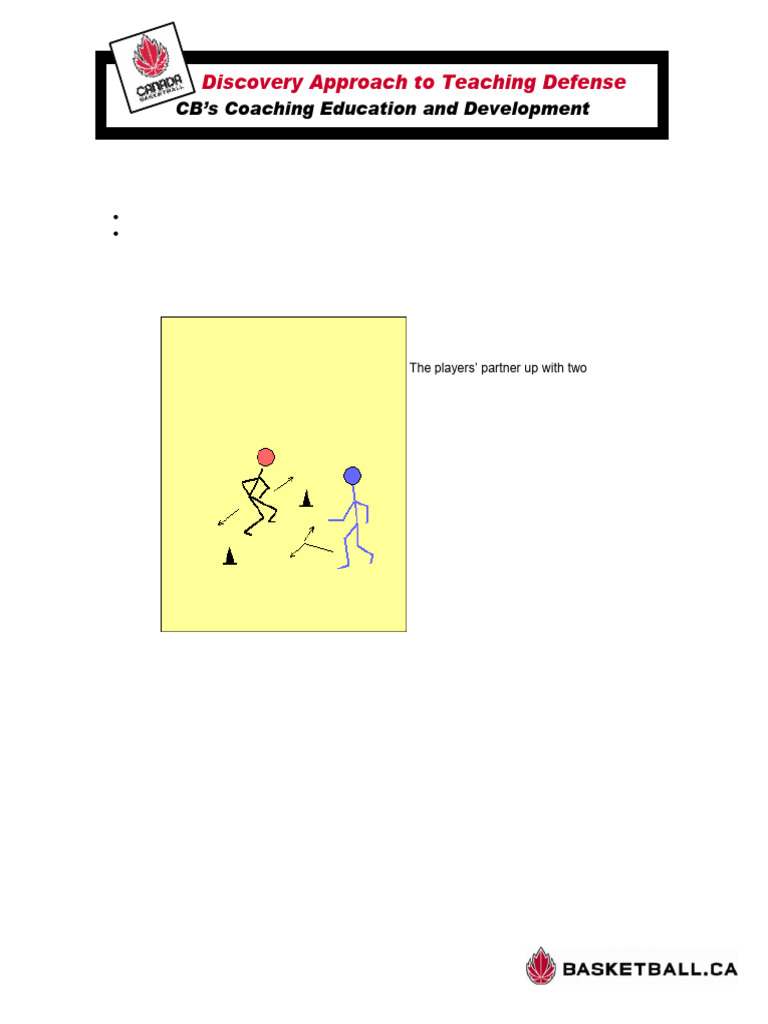 Discovery Approach to Teaching Defense | PDF | Indoor Sports | Sports