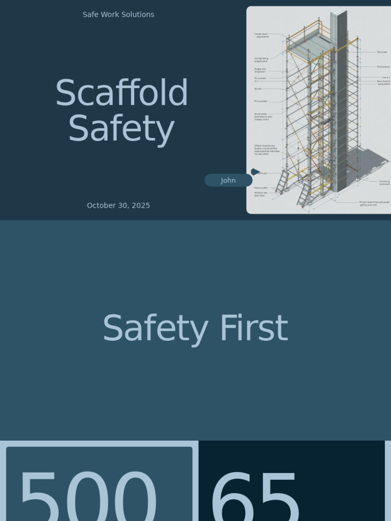Scaffold Safety Guidelines and Practices | PDF | Safety | Scaffolding